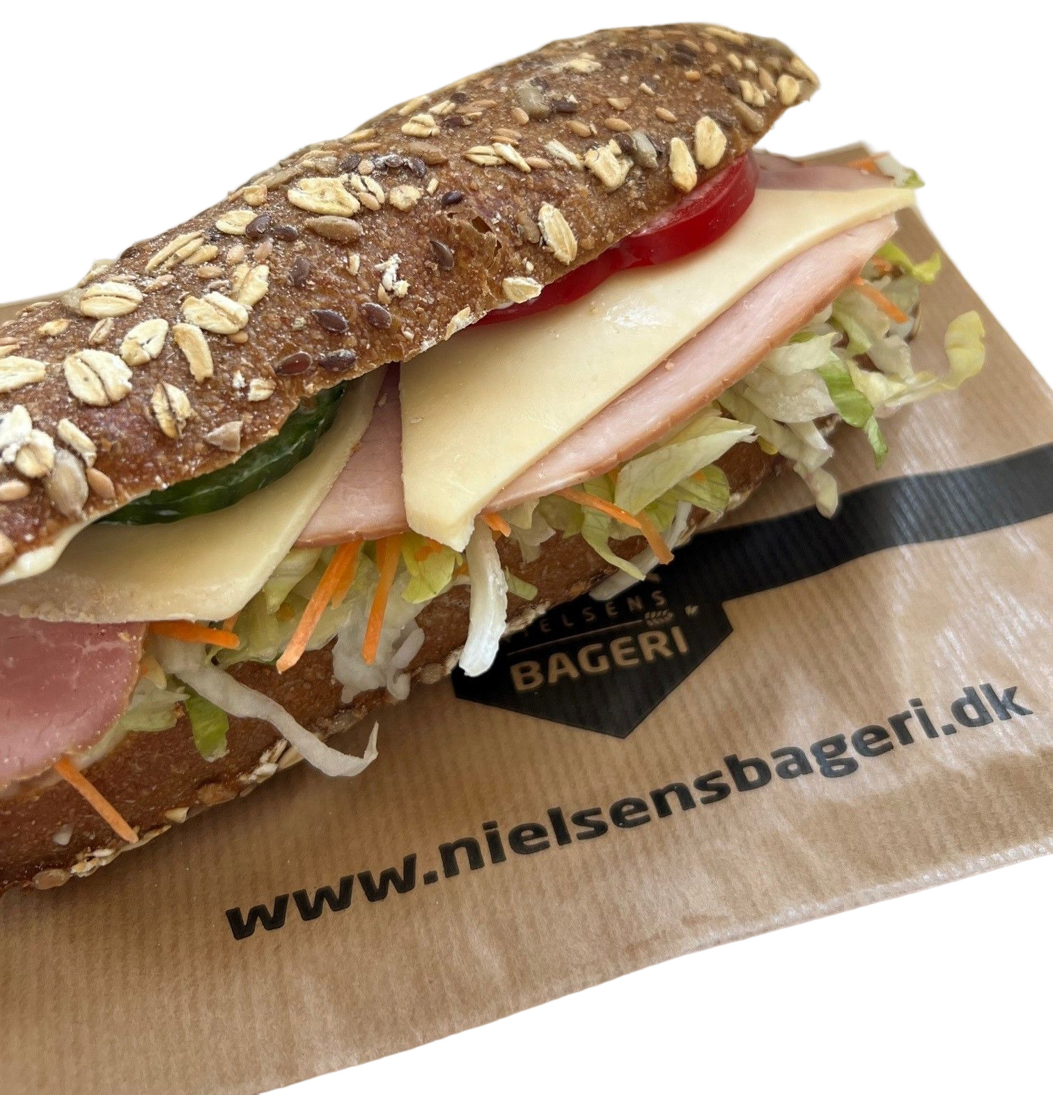 Sandwich m/skinke-ost | nielsensbageri.dk