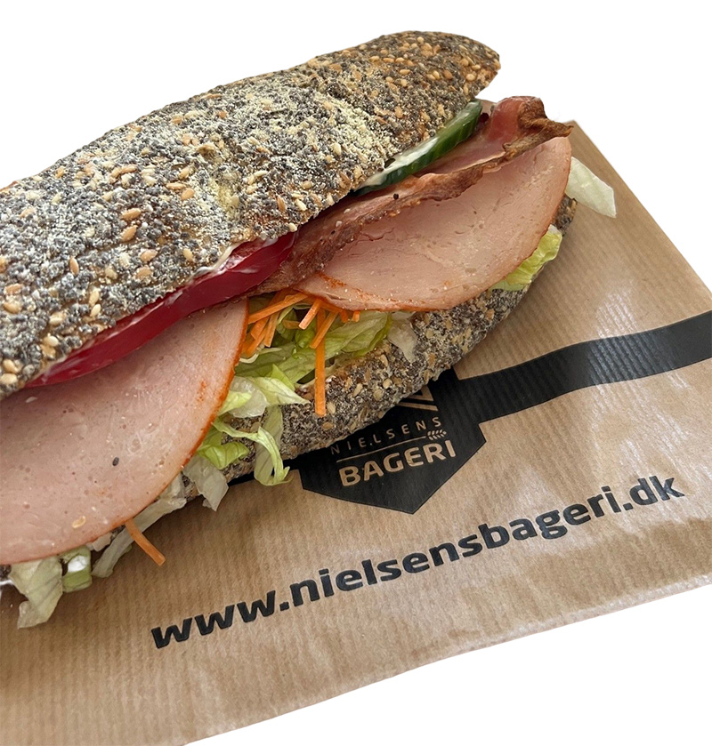 Sandwich m. kalkun/bacon | nielsensbageri.dk